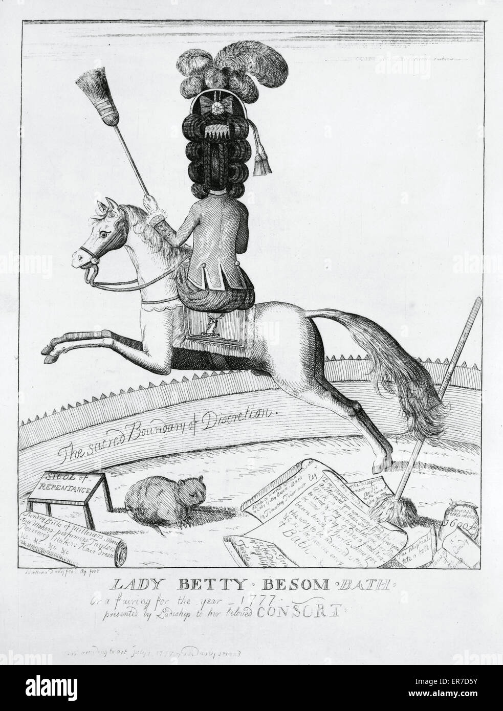 Lady Betty Besom, Bath Stock Photo - Alamy
