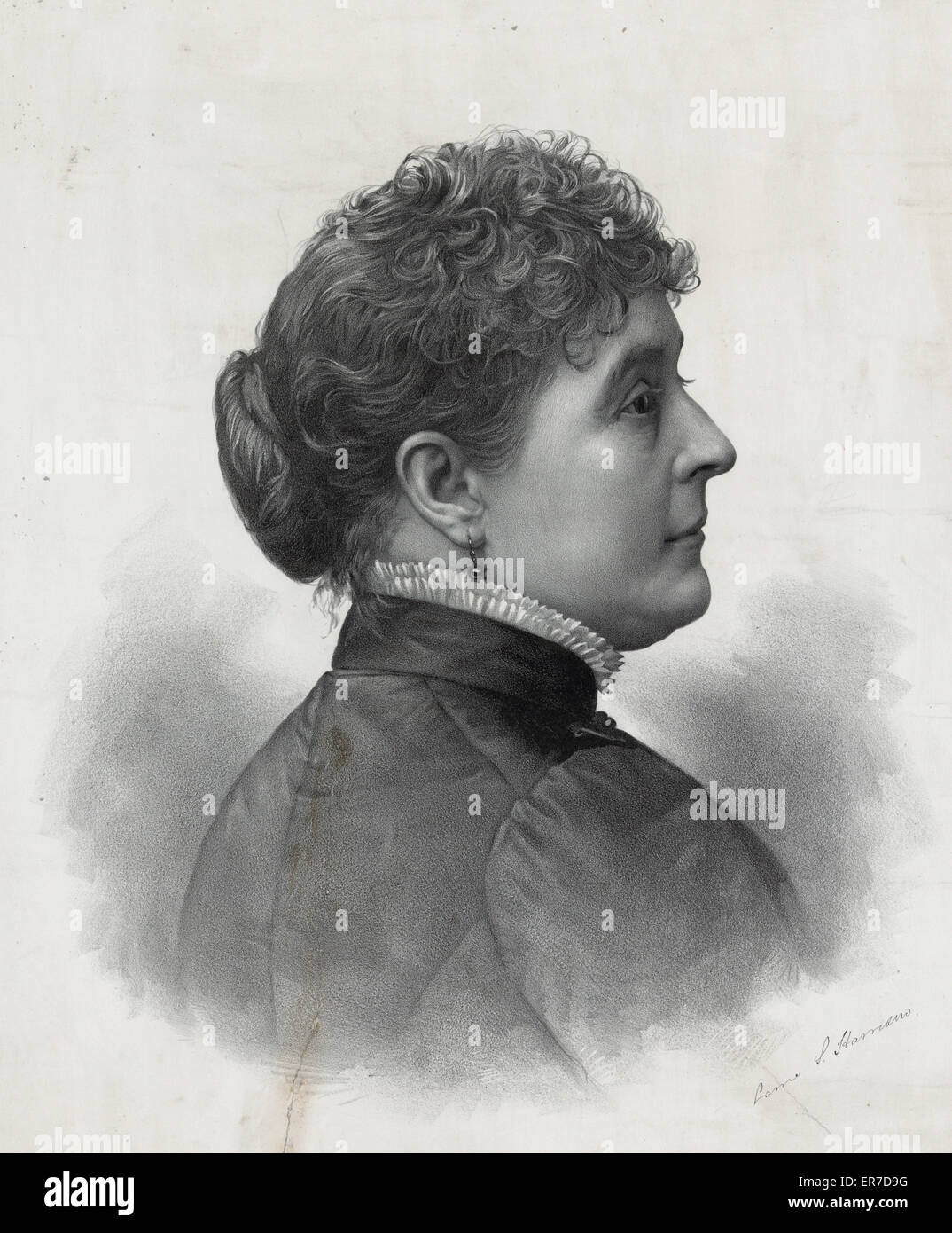 Mrs benjamin harrison hi-res stock photography and images - Alamy