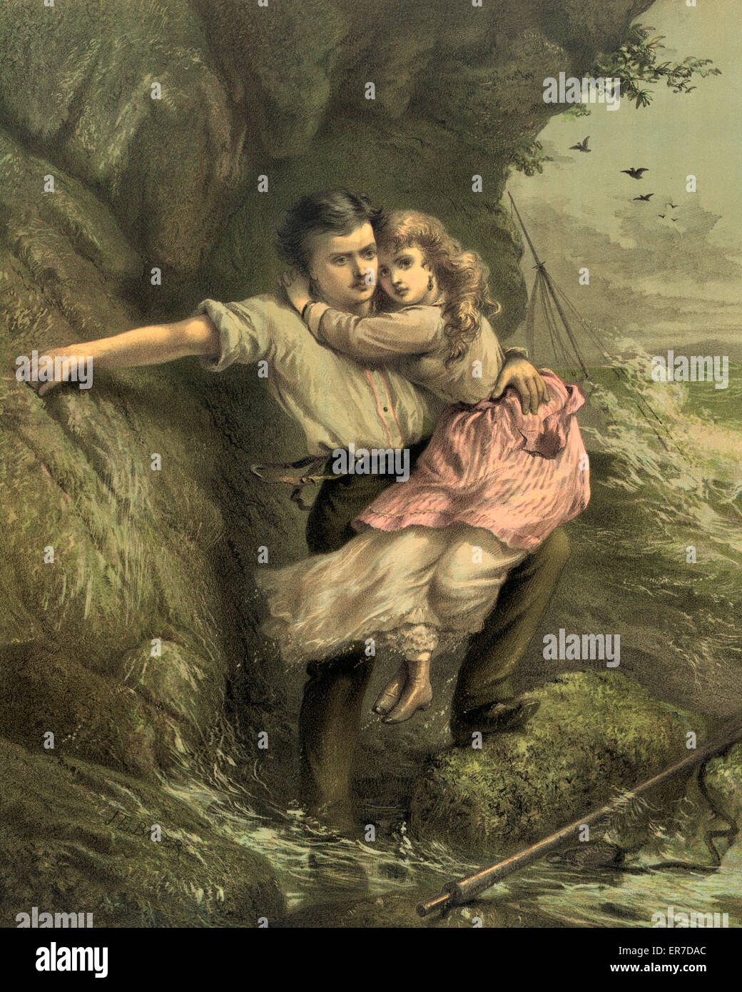 The coming wave Stock Photo - Alamy