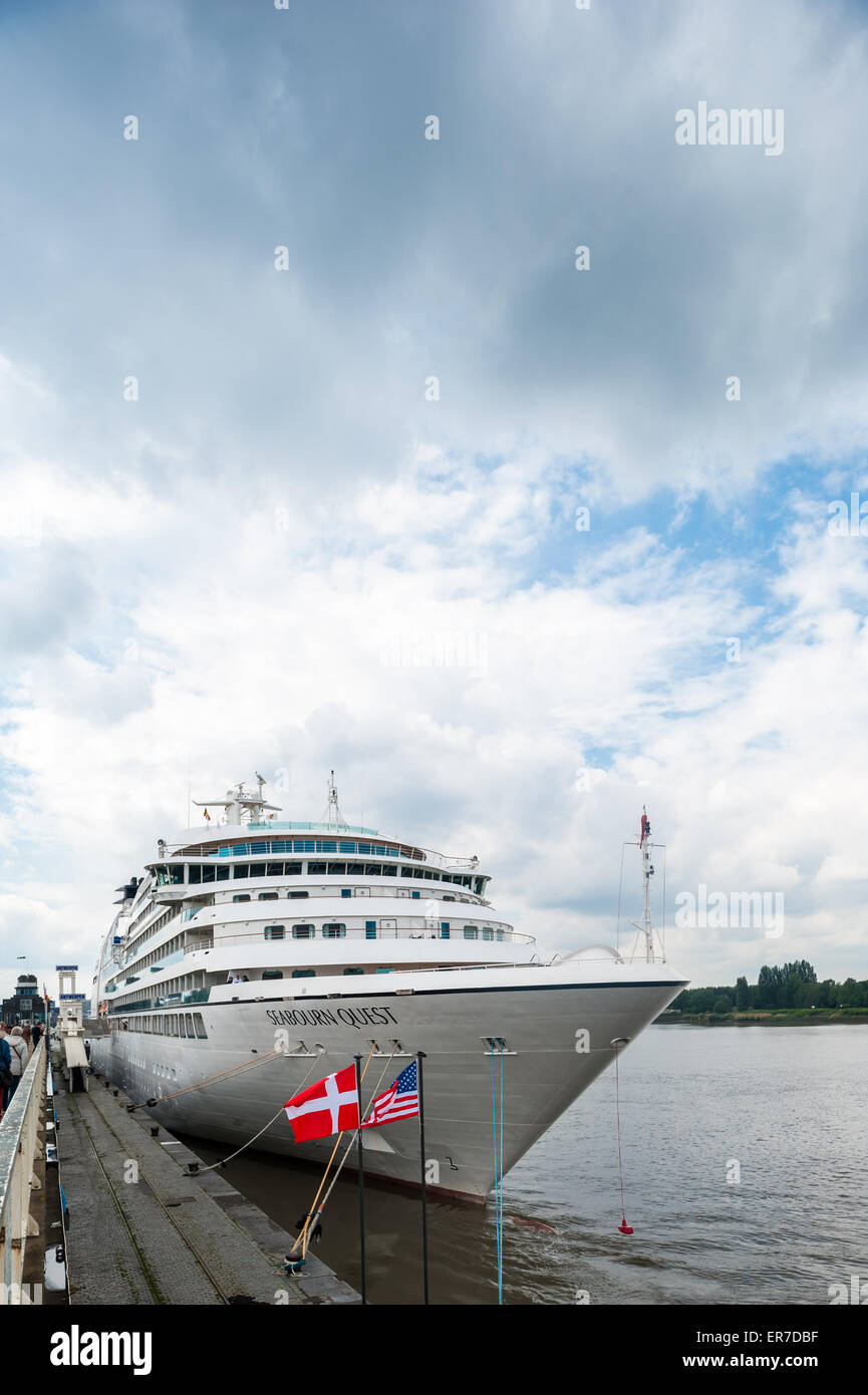 Belgium, Antwerp, MV Seaborn Quest Stock Photo - Alamy