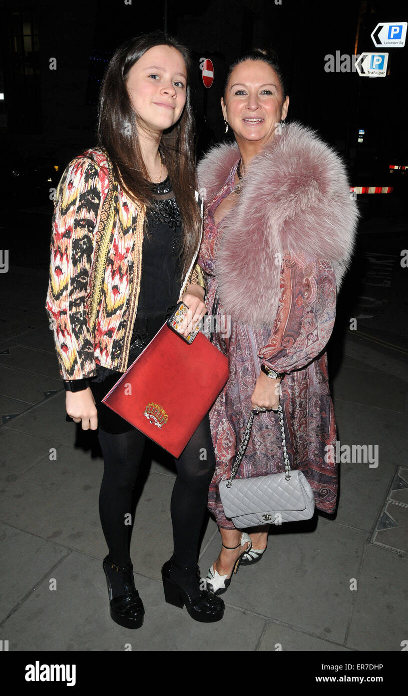 London, UK. Mercy Magic Cutler & Fran Cutler at the 'The Elephant Man ...