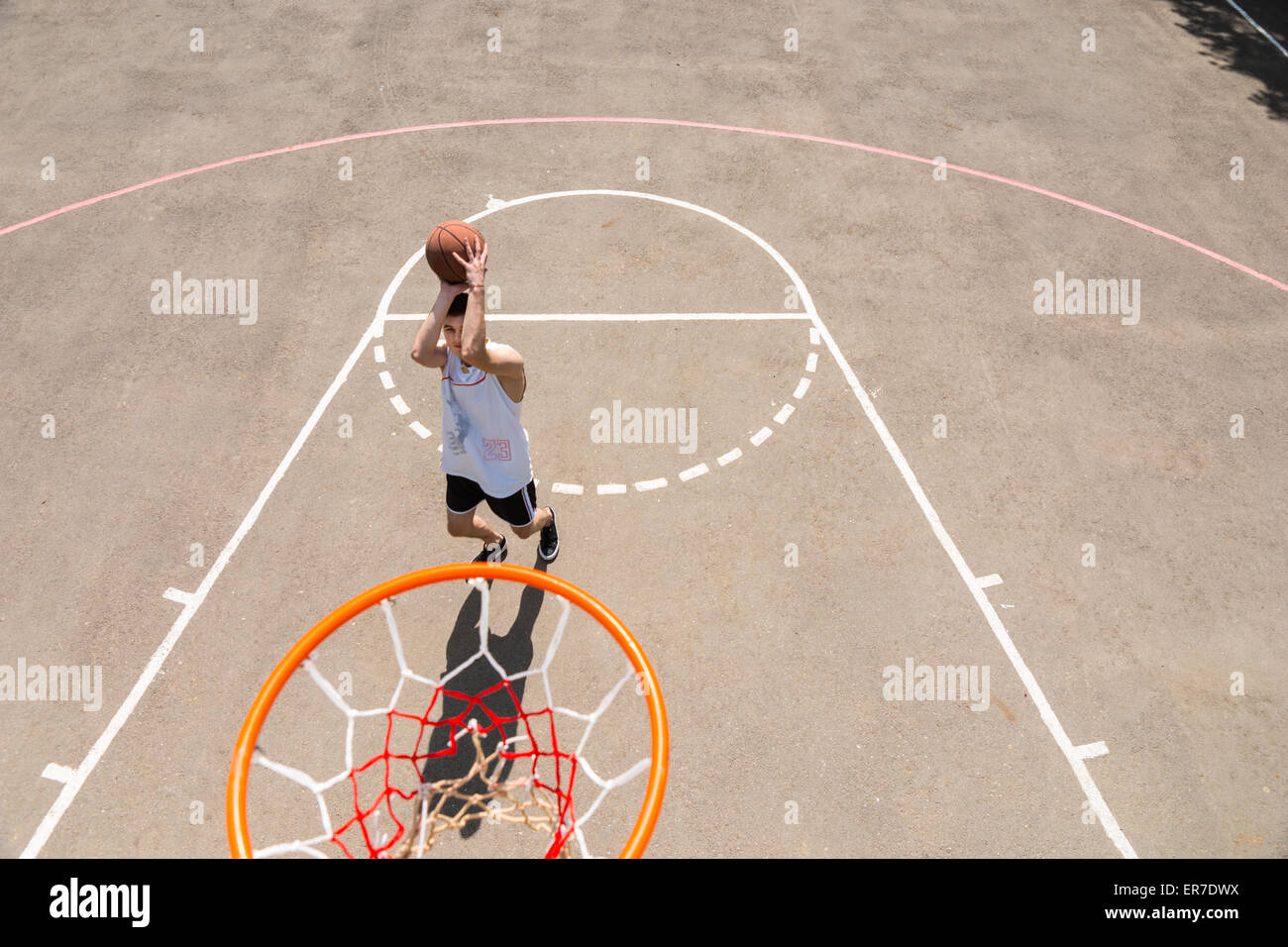 Overhead shot basketball hi-res stock photography and images - Alamy