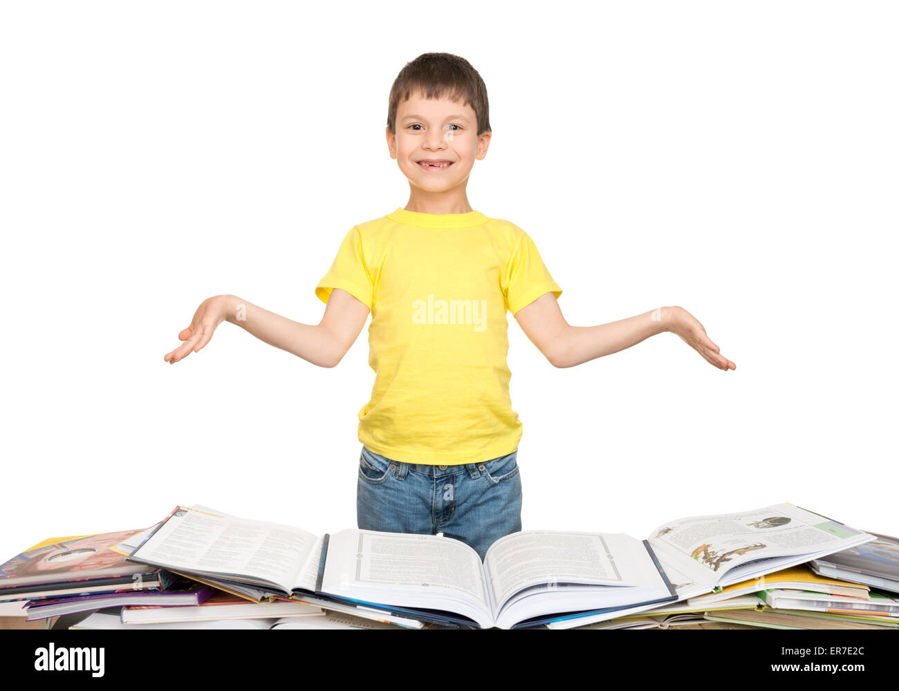 boy read a book Stock Photo - Alamy