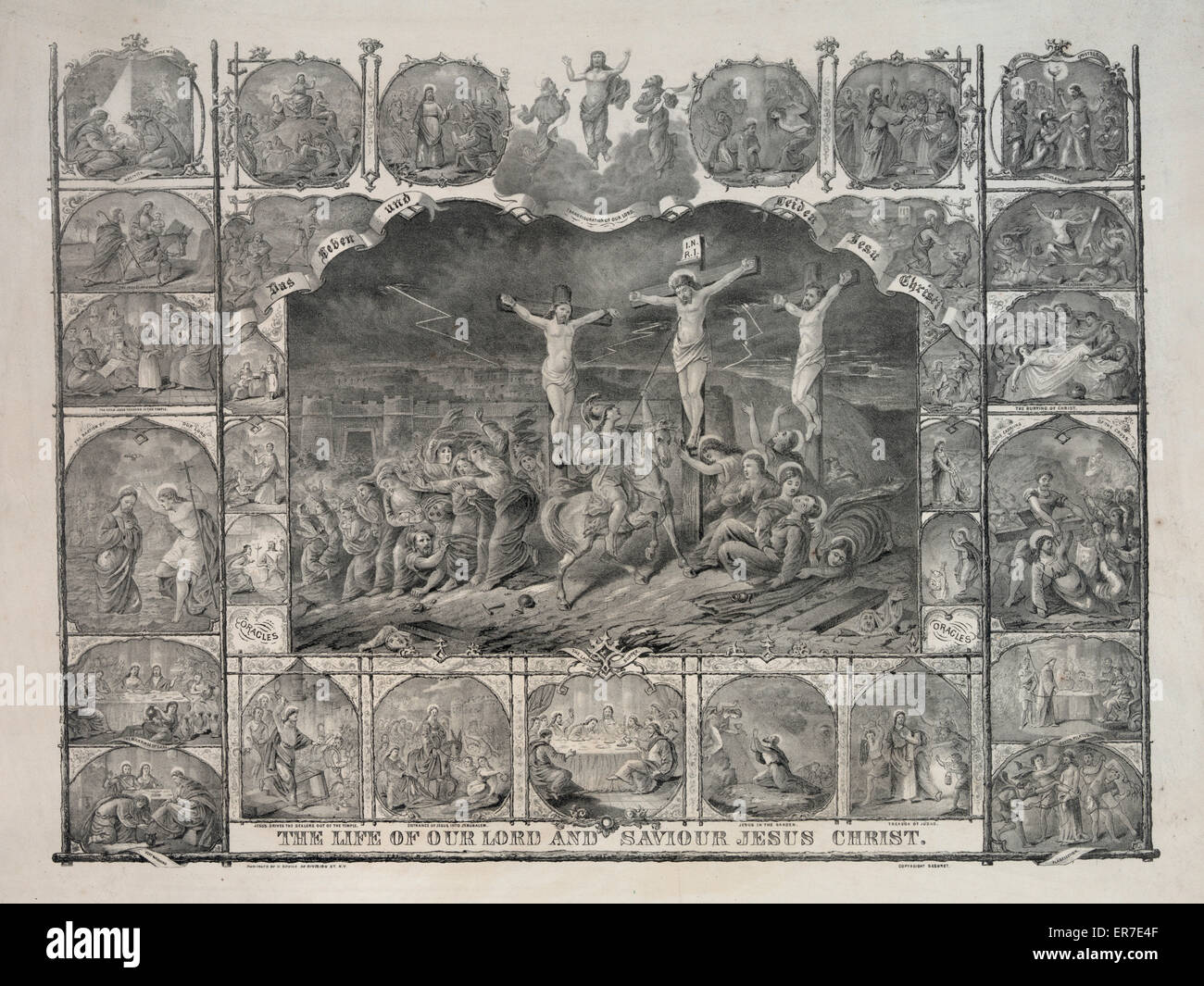 The Life of our Lord and Saviour Jesus Christ Stock Photo - Alamy