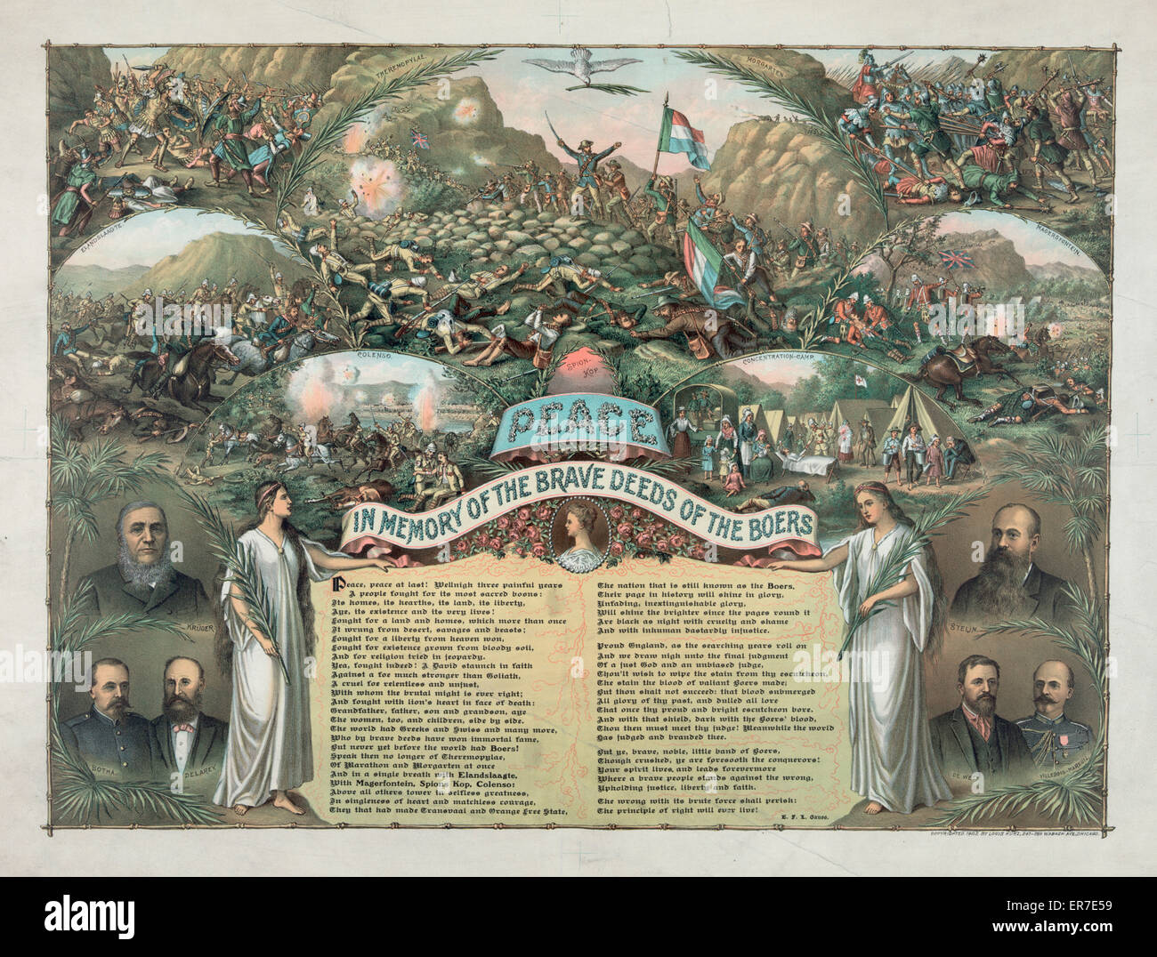 Peace. In memory of the brave deeds of the Boers Stock Photo - Alamy