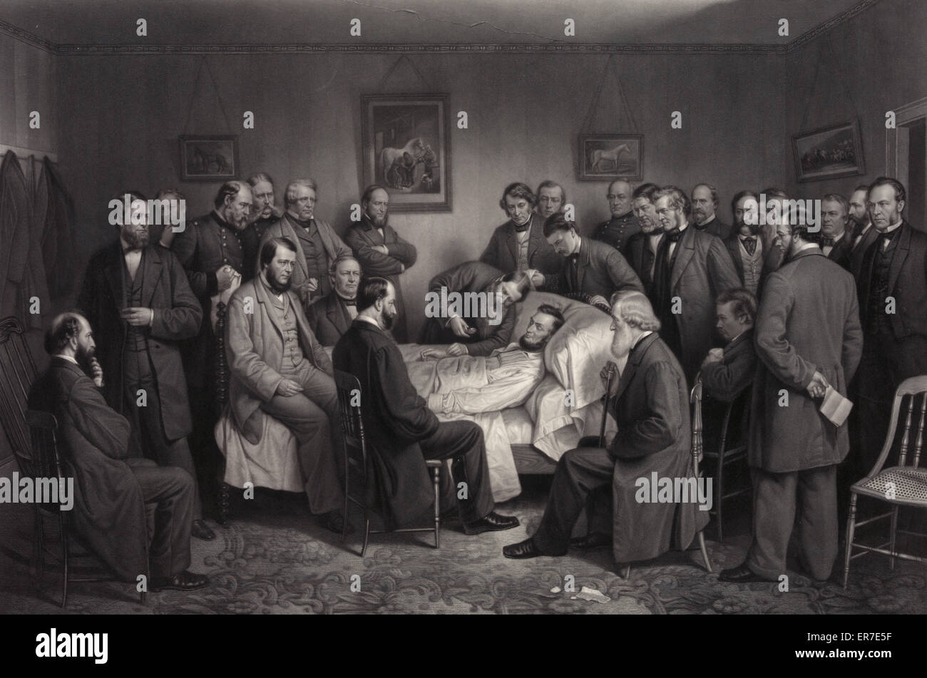 The death of abraham lincoln hi-res stock photography and images - Alamy
