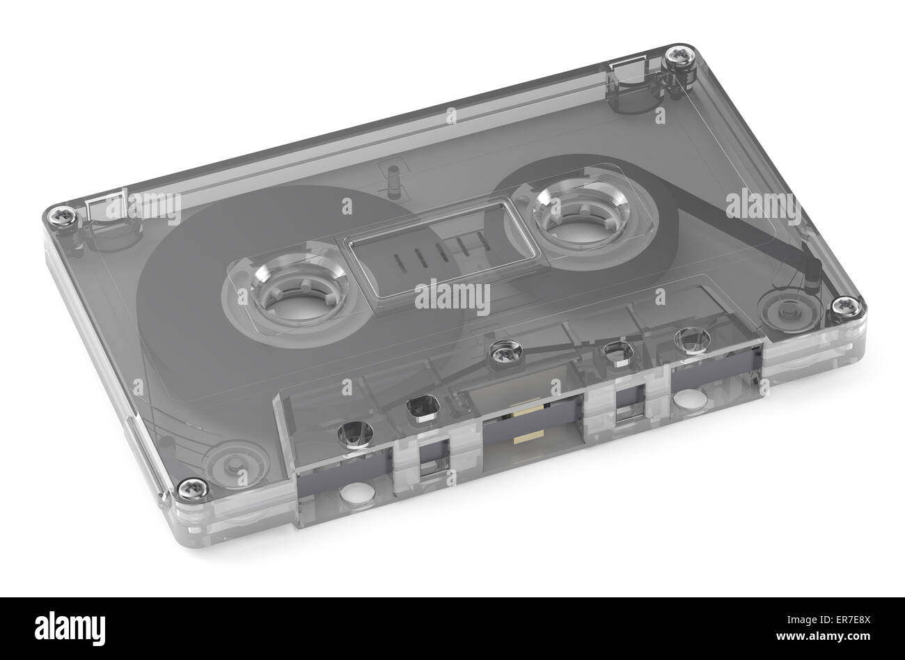Single Audio Cassette isolated on white background Stock Photo - Alamy