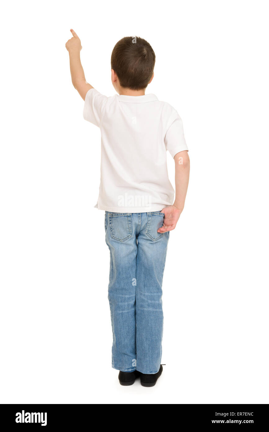 Boy Standing Back