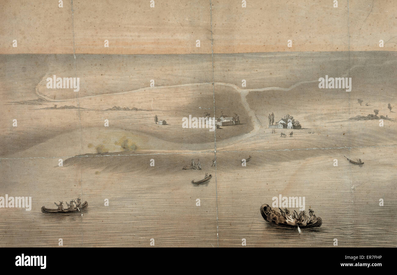 Chicago in 1820 Stock Photo - Alamy