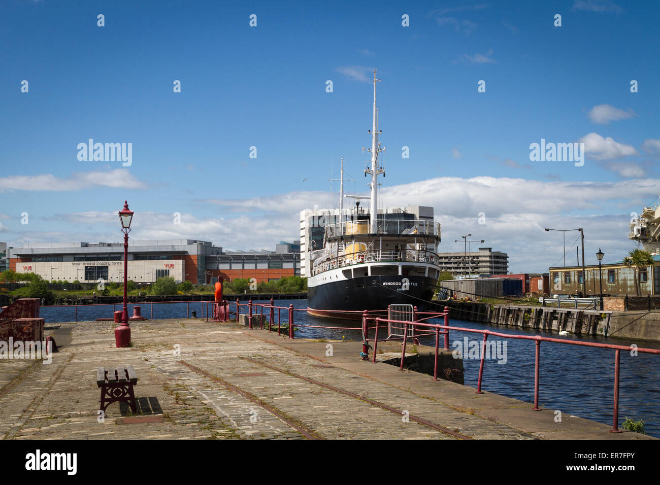MV Windsor Castle in Leith harbour, Edinburgh Stock Photo - Alamy