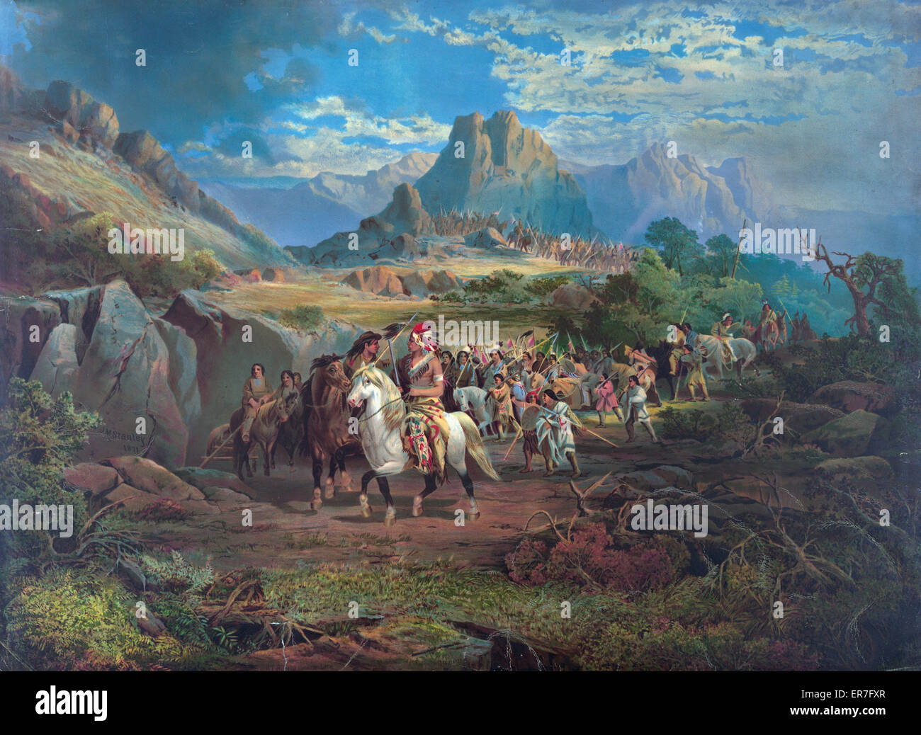 Native american war path hi-res stock photography and images - Alamy