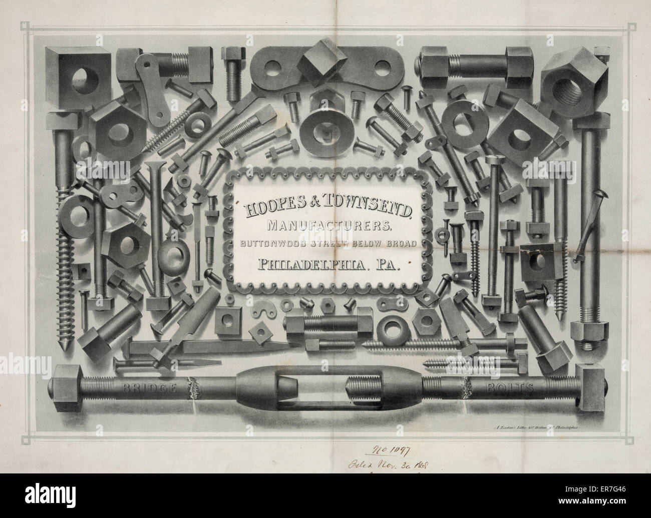 Hoopes & Townsend, manufacturers Philadelphia Stock Photo - Alamy