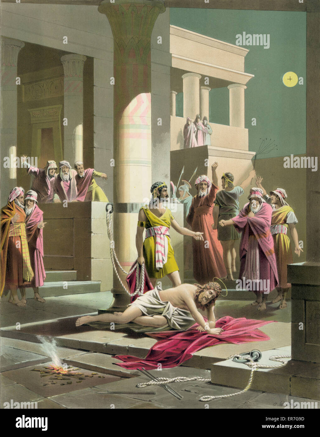 Jesus Scourged Painting