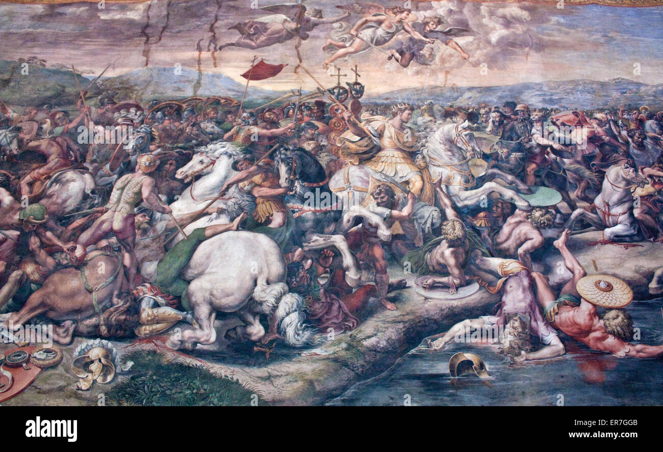 Room of Constantine, Vatican City Stock Photo - Alamy