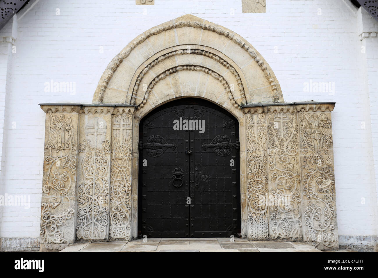 Orthodox Church and monastery photographed close up Stock Photo - Alamy