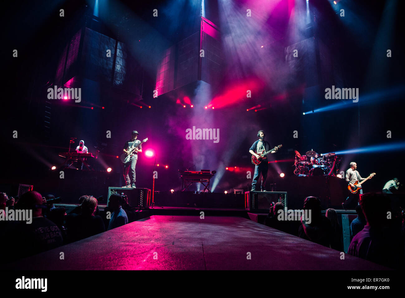 Linkin Park perform live in concert at The O2 Featuring: Mike Shinoda ...