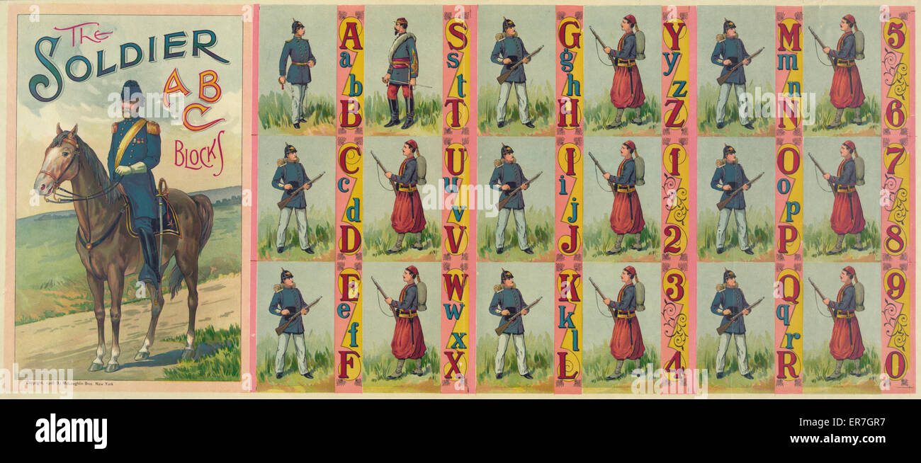 The soldier abc blocks Stock Photo - Alamy