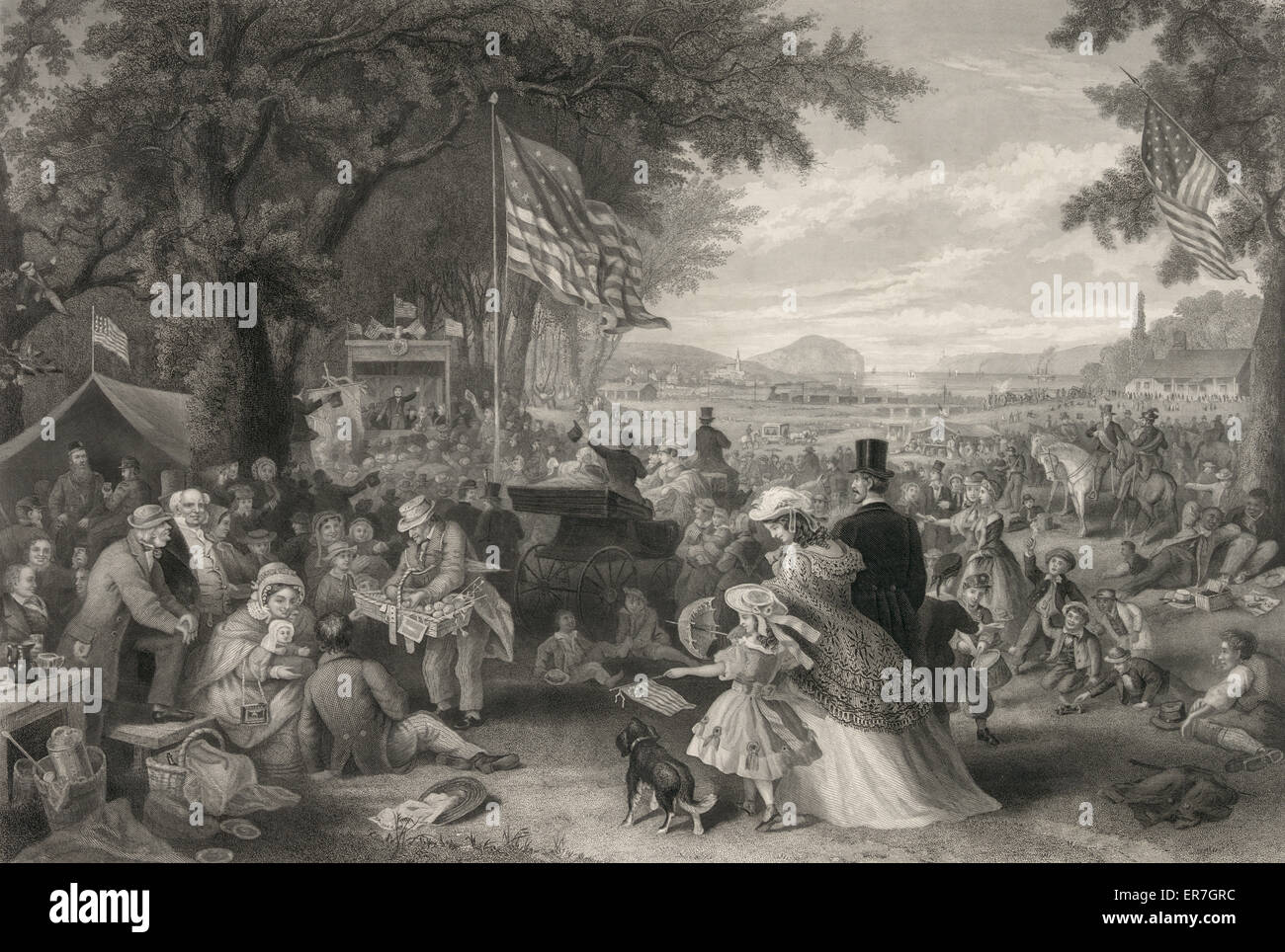 Day we celebrate. 1876 Stock Photo - Alamy