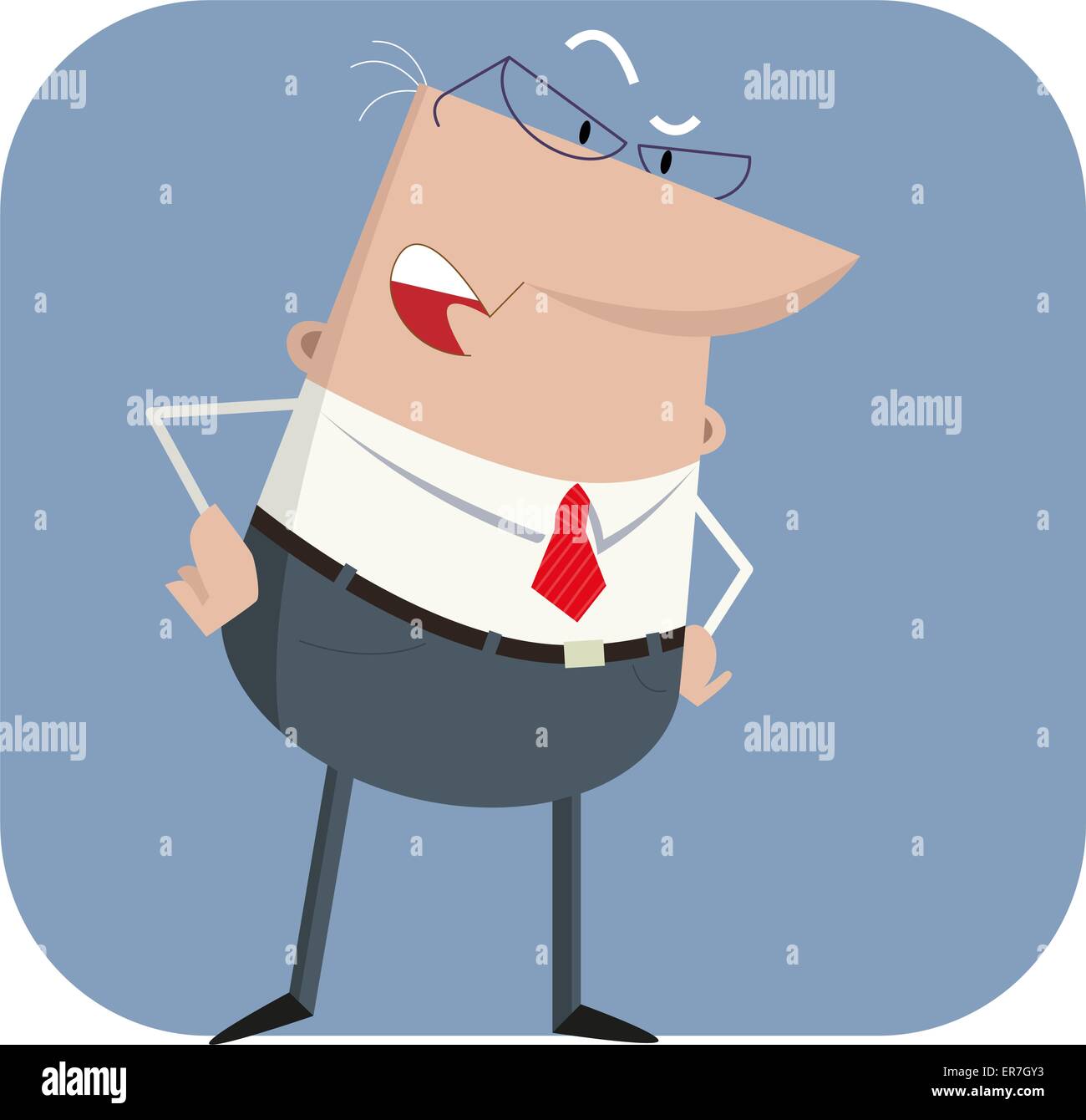 Cartoon surprised man hi-res stock photography and images - Alamy