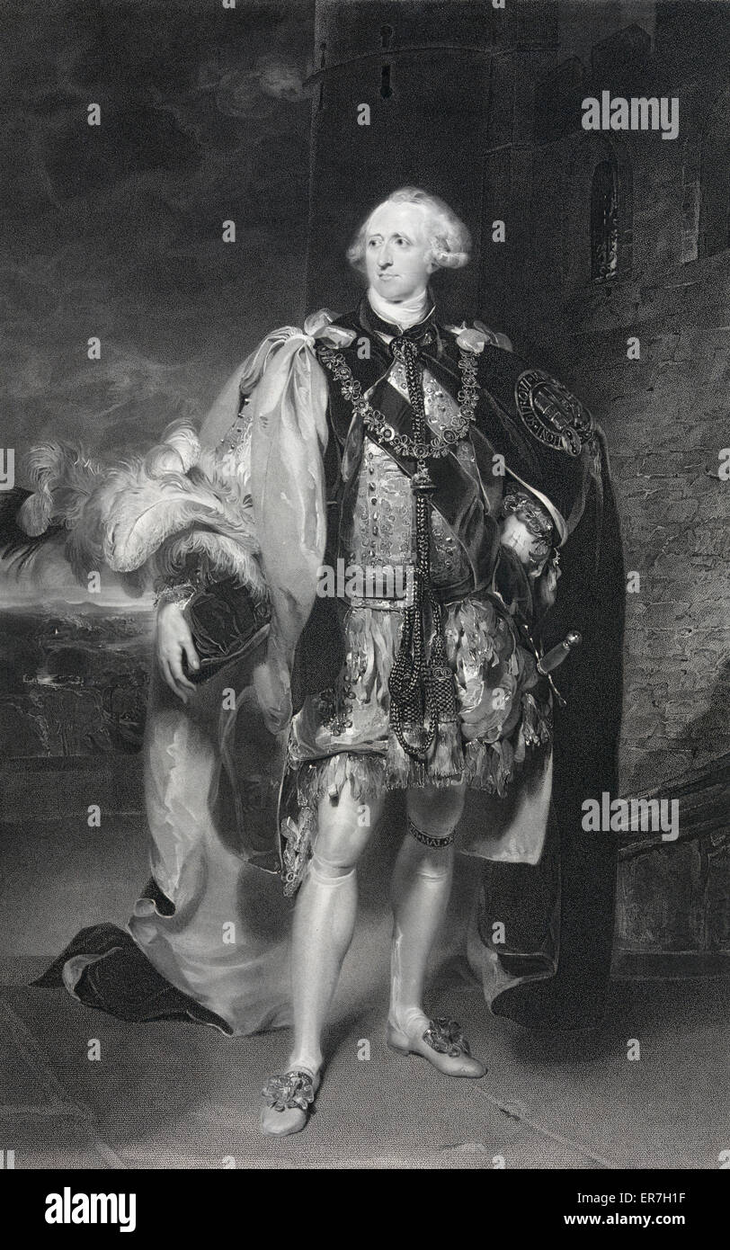 His grace Francis Duke of Leeds. A Knight of the Most Noble Stock Photo ...