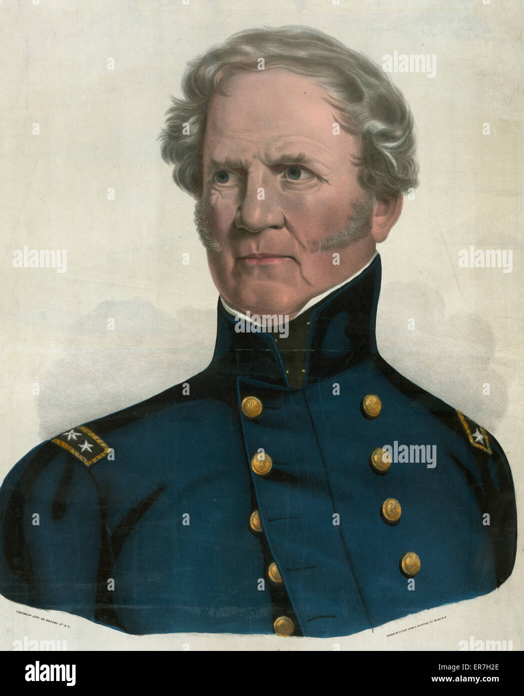 Winfield Scott, Major Genl. of the U.S. Army Stock Photo - Alamy