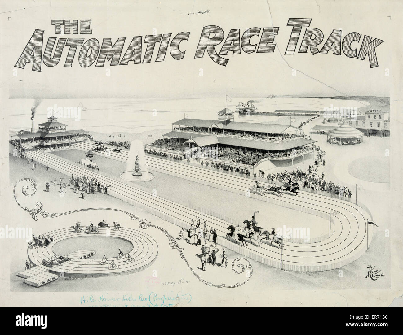 The automatic race track Stock Photo - Alamy