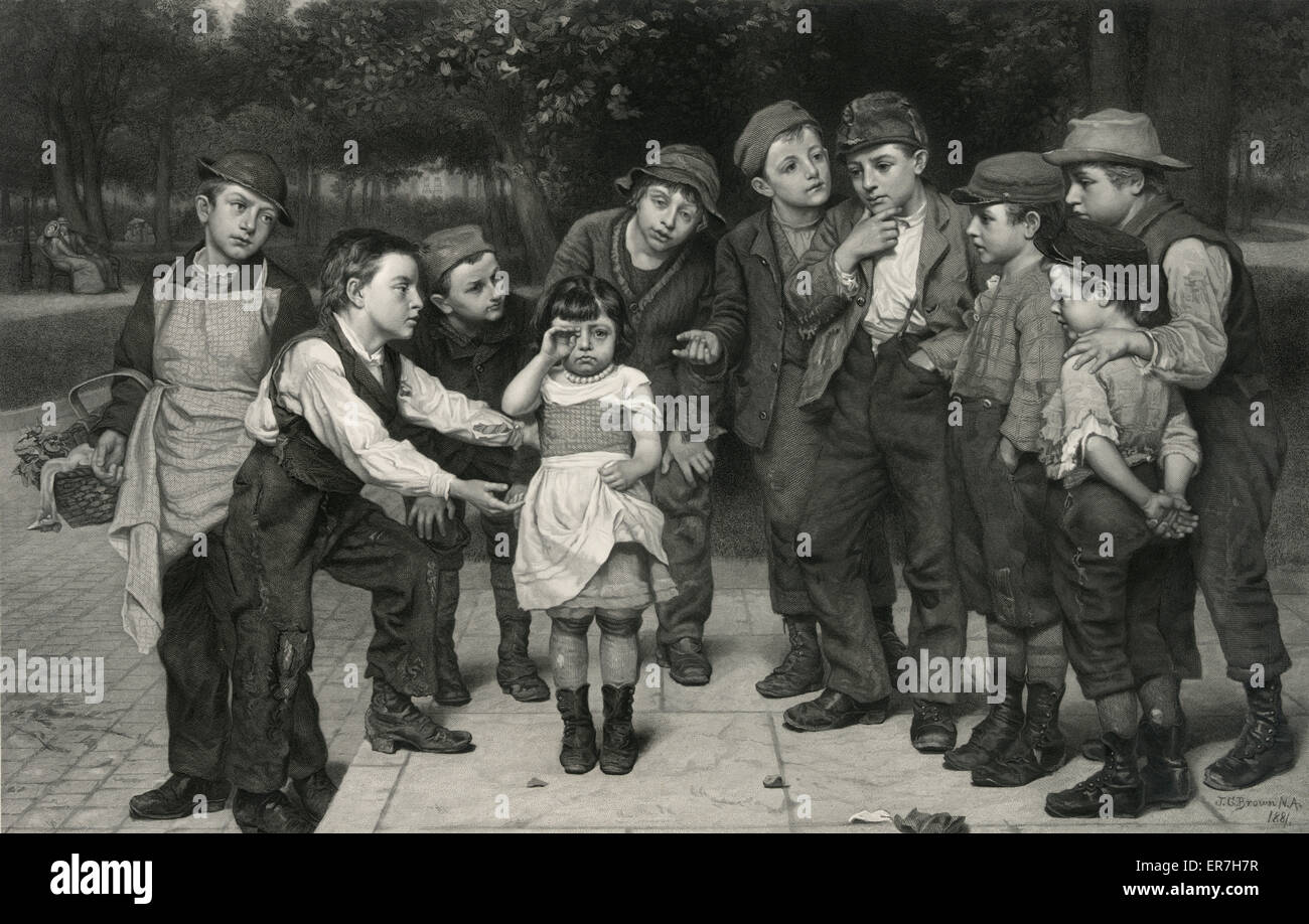 The lost child Stock Photo - Alamy