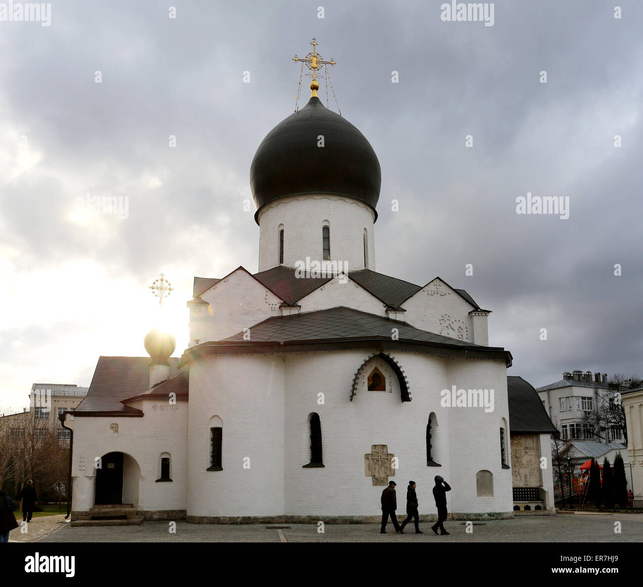 Orthodox Church and monastery photographed close up Stock Photo - Alamy