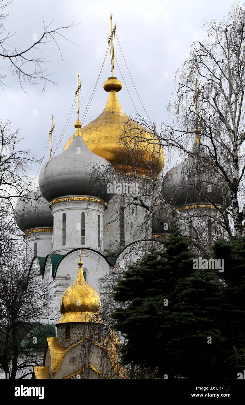 Orthodox Church and monastery photographed close up Stock Photo - Alamy
