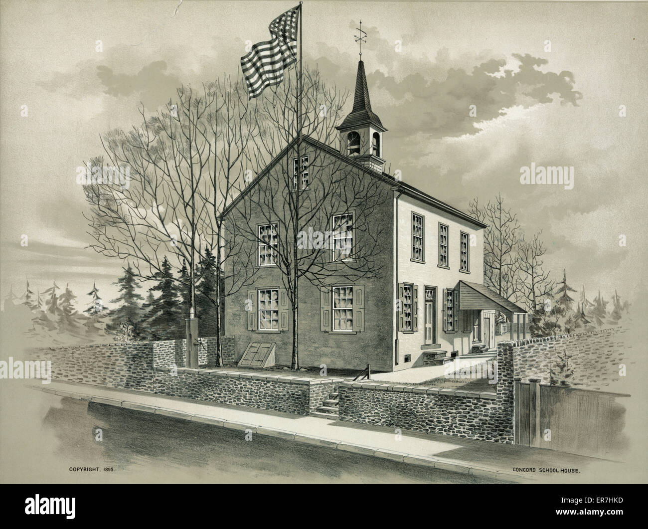 Birthplace of the Jr. O.U.A.M Stock Photo - Alamy