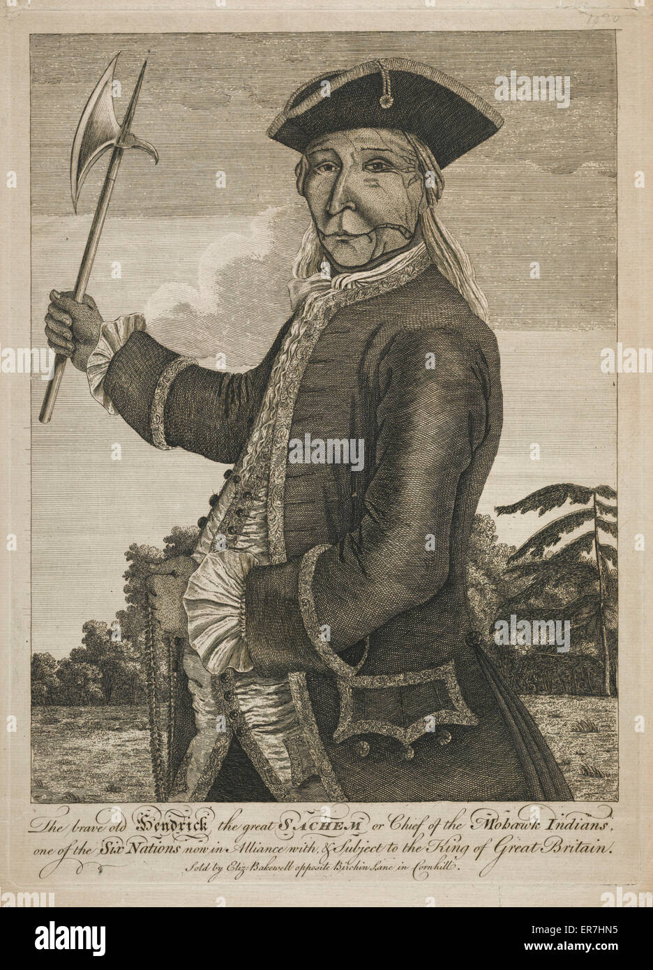 The brave old Hendrick the great sachem or chief of the Moha Stock ...