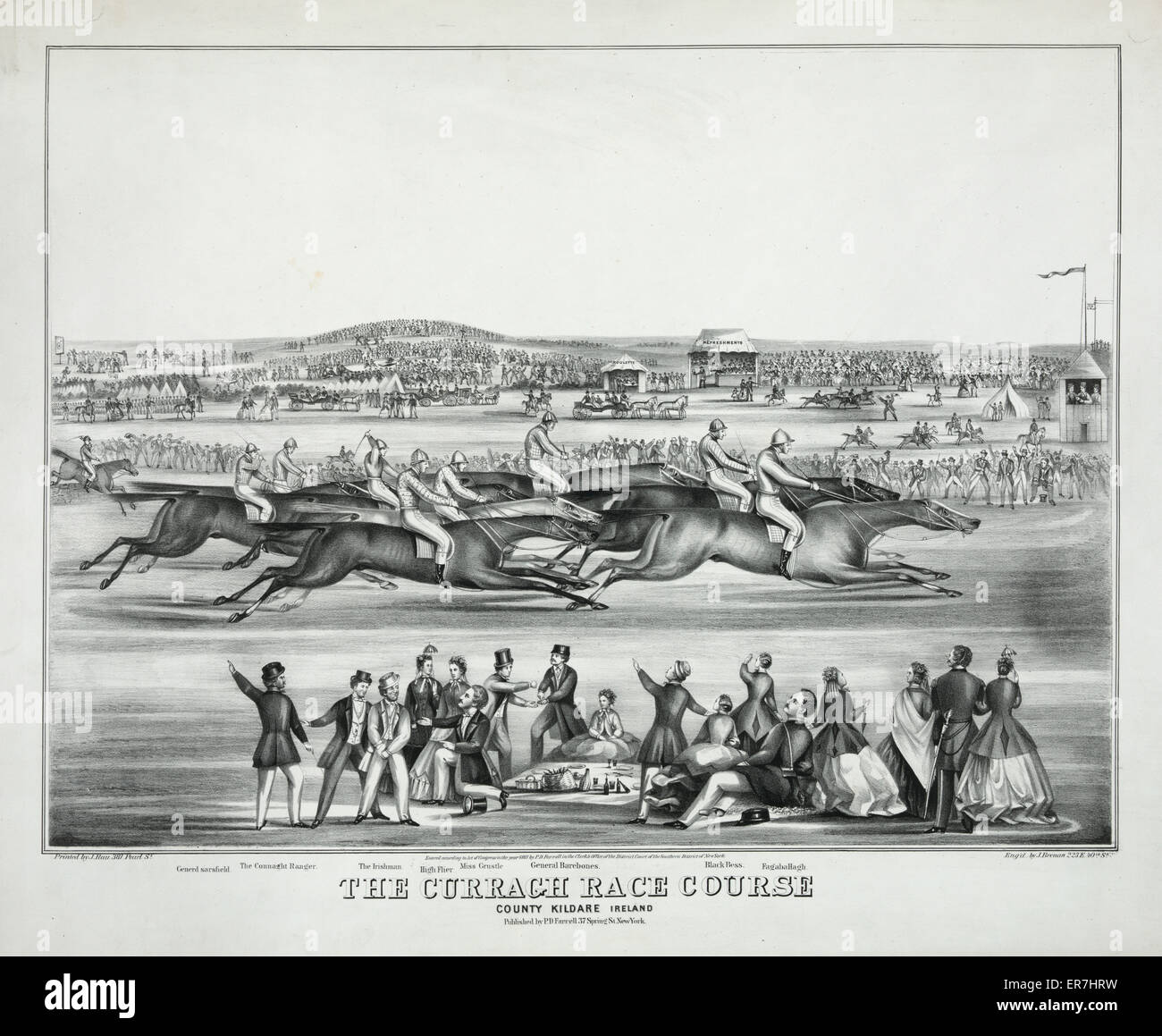 The Curragh race course, County Kildare Ireland Stock Photo - Alamy