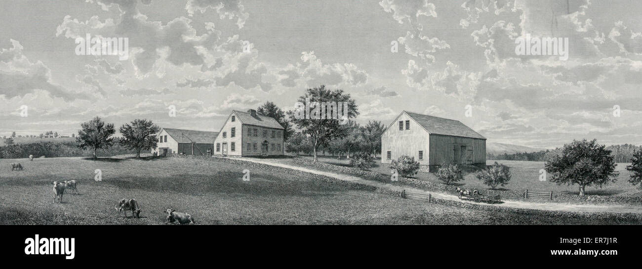 The birthplace of Mary Baker Eddy Stock Photo - Alamy