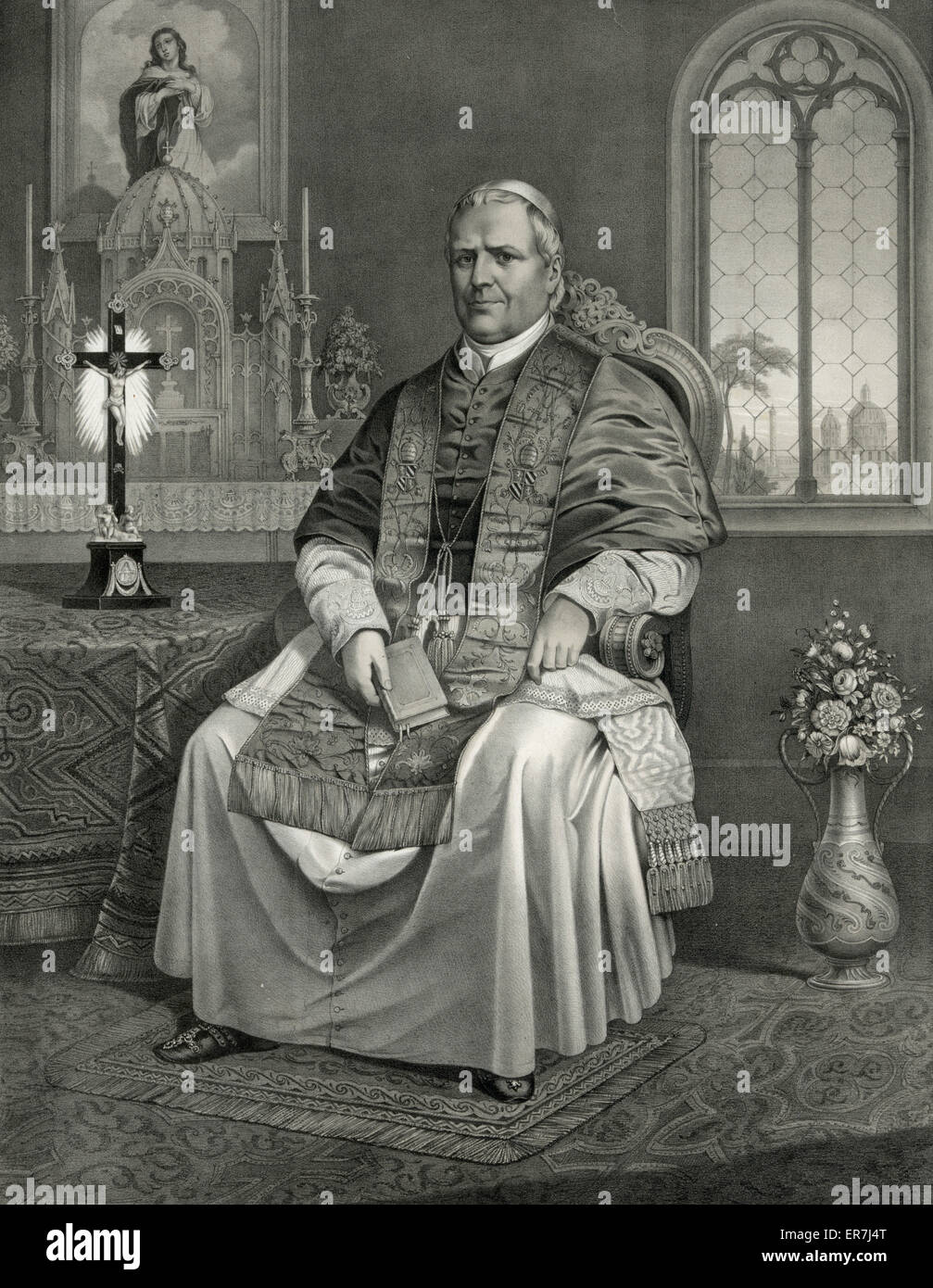 His Holiness Pope Pius IX Stock Photo - Alamy