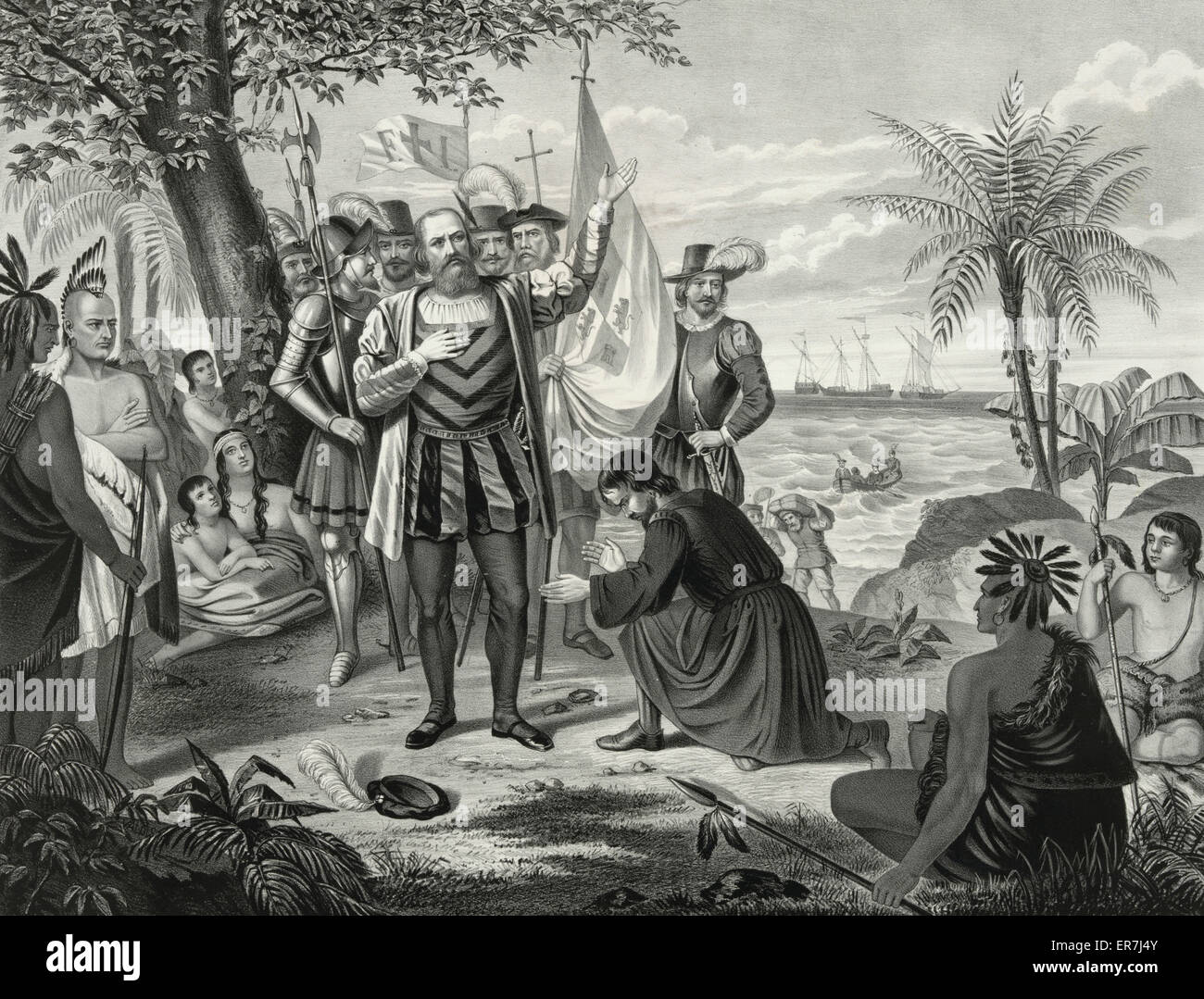 Landing Of Columbus High Resolution Stock Photography and Images - Alamy