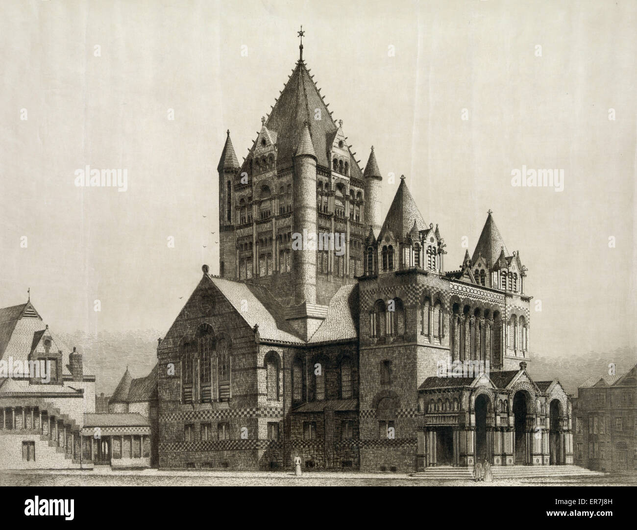 Trinity Church, Boston Stock Photo - Alamy