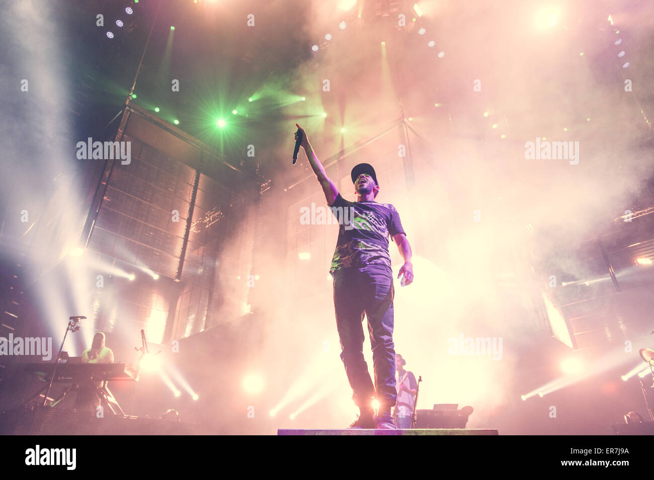 Linkin Park perform live in concert at The O2 Featuring: Linkin Park ...