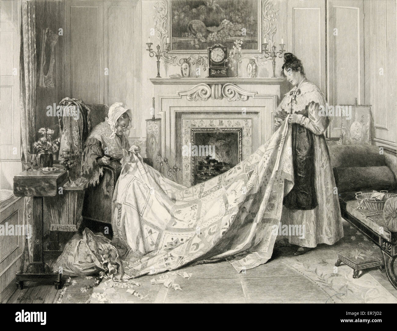 Done embroidery hi-res stock photography and images - Alamy