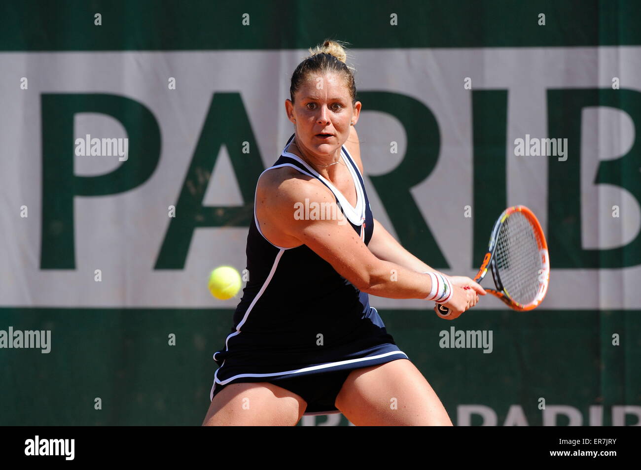 Julie COIN - 21.05.2015 - Qualifications Roland Garros 2015.Photo ...
