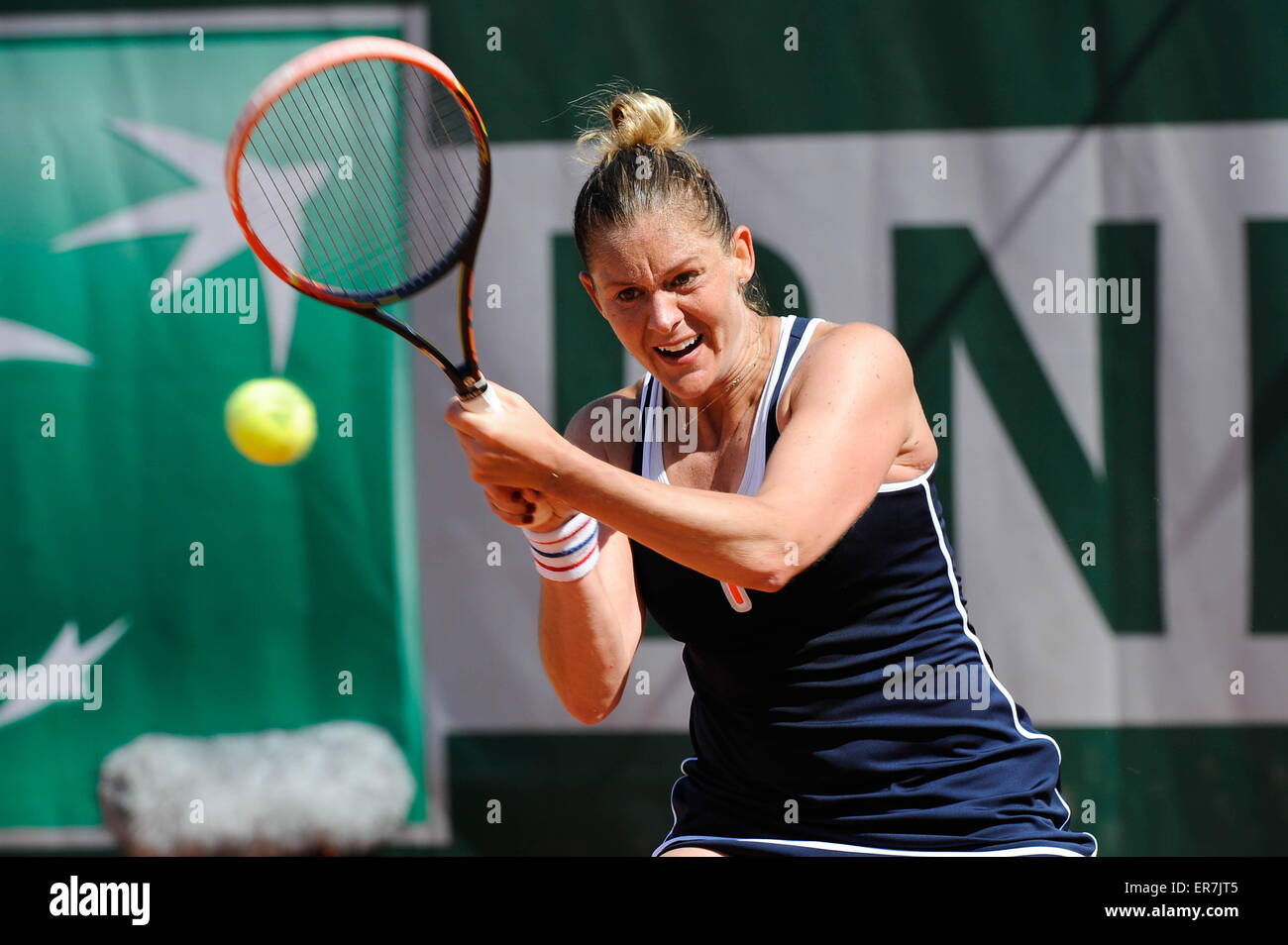 Julie COIN - 21.05.2015 - Qualifications Roland Garros 2015.Photo ...