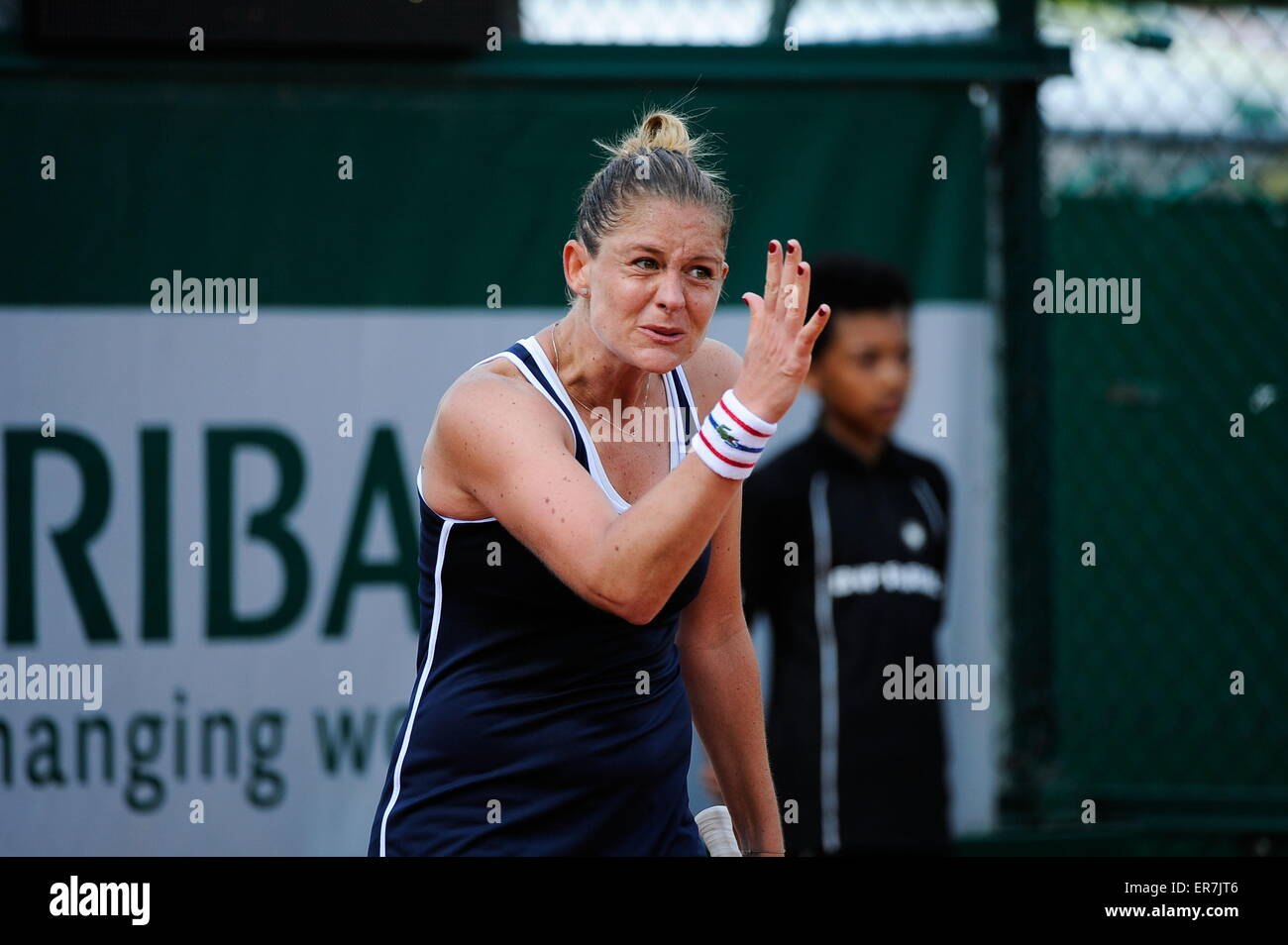 Julie COIN - 21.05.2015 - Qualifications Roland Garros 2015.Photo ...