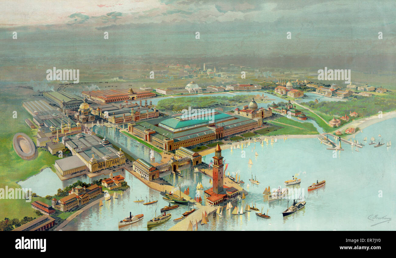 Worlds columbian exposition view hi-res stock photography and images ...