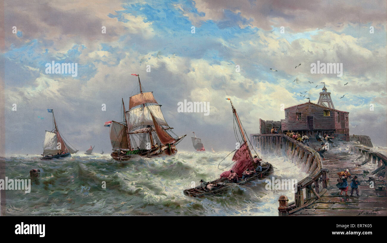 Pier at Calais Stock Photo - Alamy