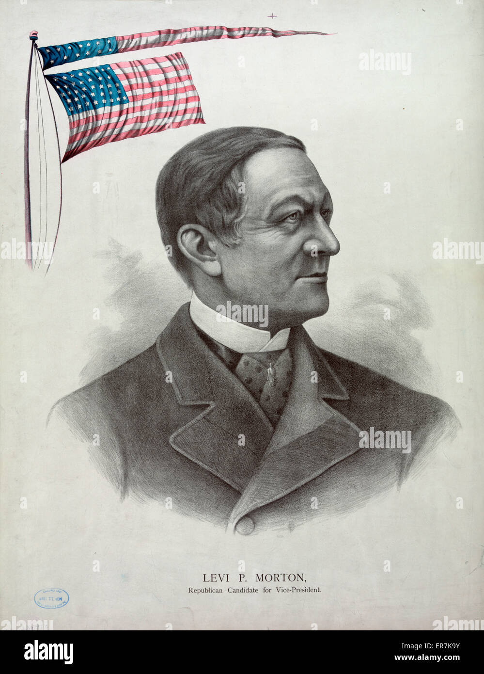 Levi P. Morton, Republican candidate for vice-president Stock Photo - Alamy