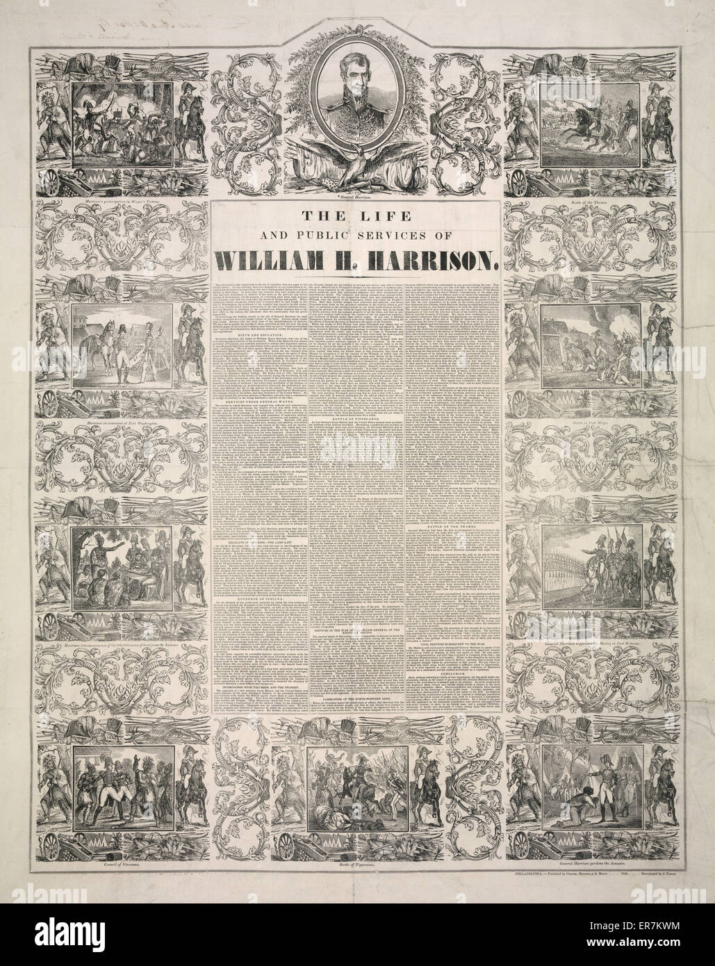 William henry harrison military hi-res stock photography and images - Alamy