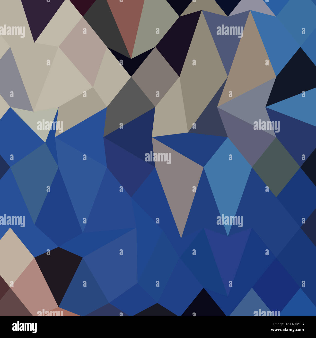 Low polygon style illustration of bluebonnet abstract geometric ...