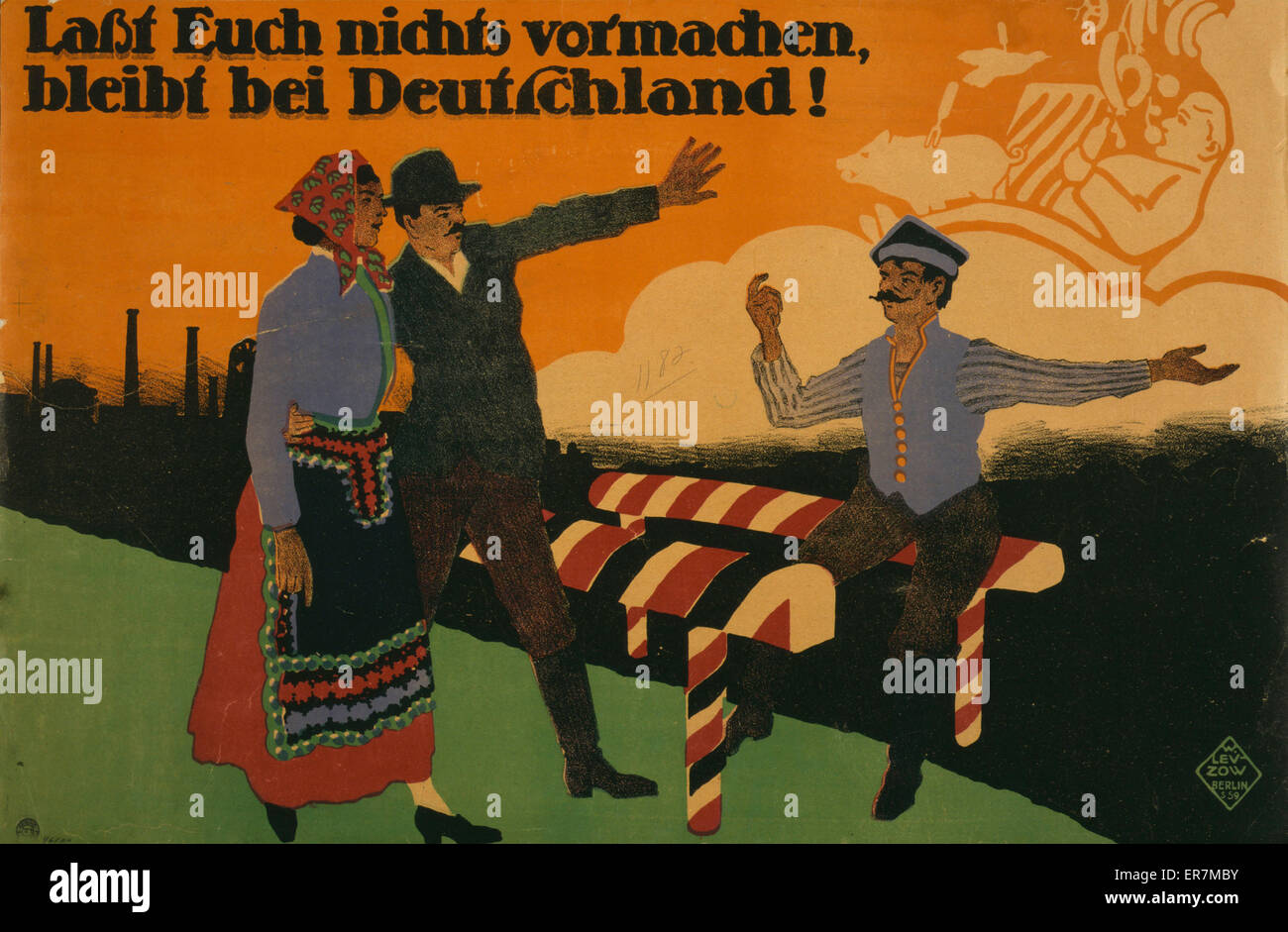 Lasst Euch nichts vormachen, bleibt bei Deutschland! Stock Photo - Alamy