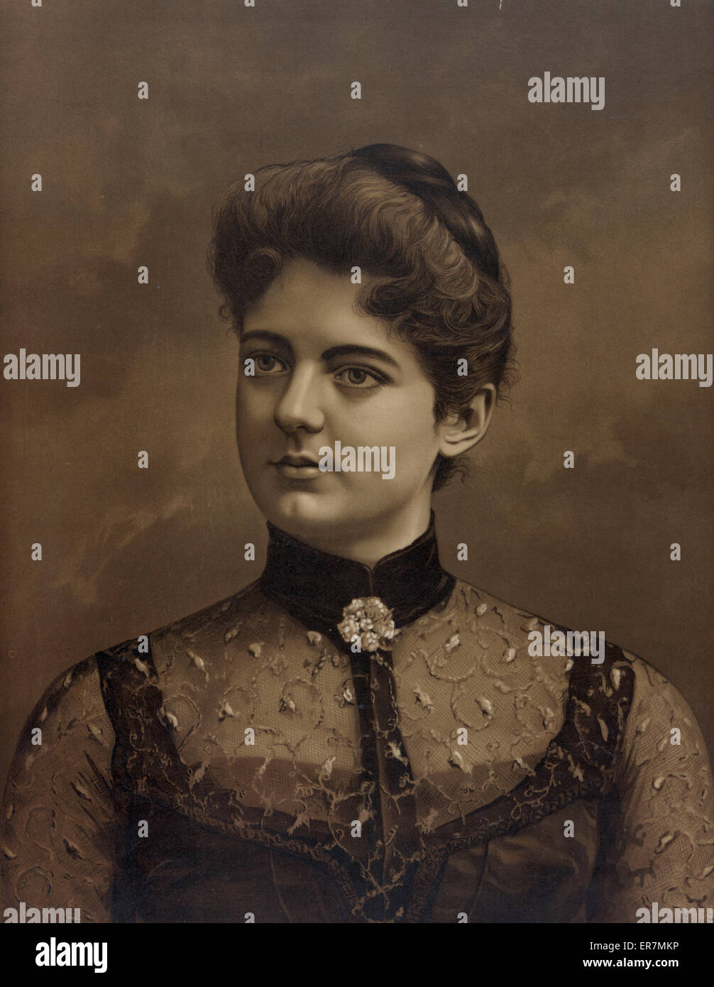 Mrs. Grover Cleveland Stock Photo - Alamy