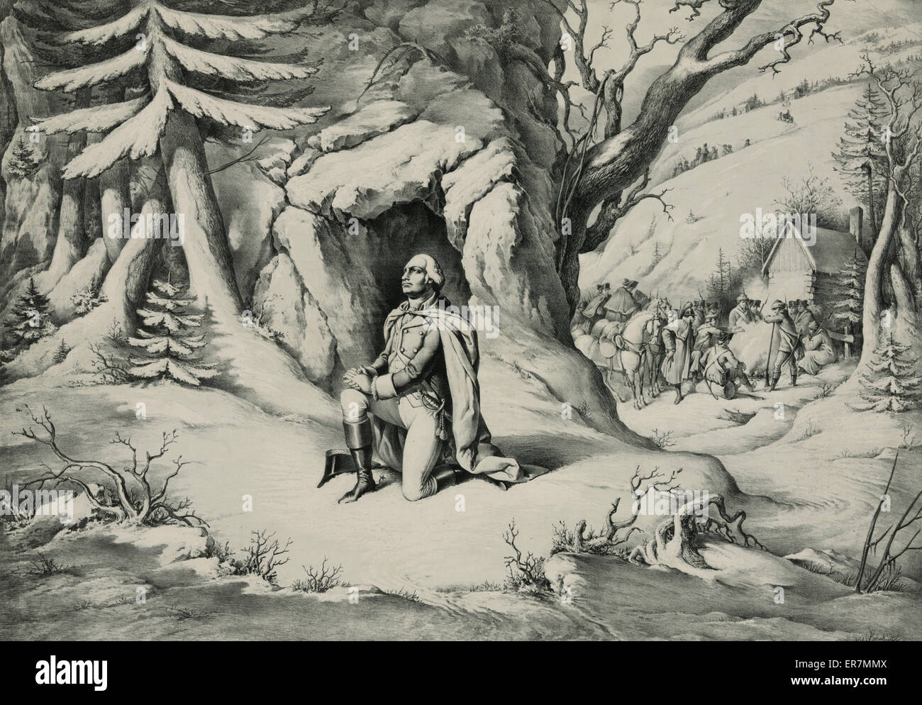 Valley forge george washington hi-res stock photography and images - Alamy