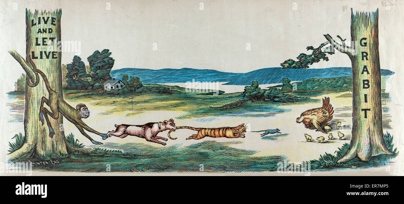 Live and let live - grab it Stock Photo - Alamy